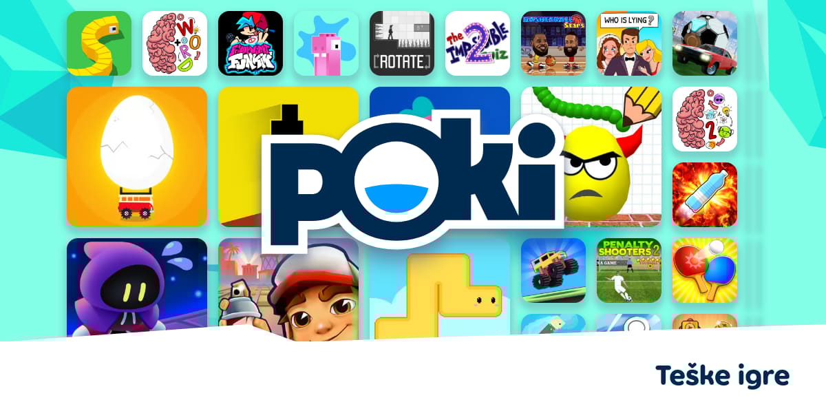 TEŠKE IGRE 🤯 - Igrajte Online Besplatno! | Poki