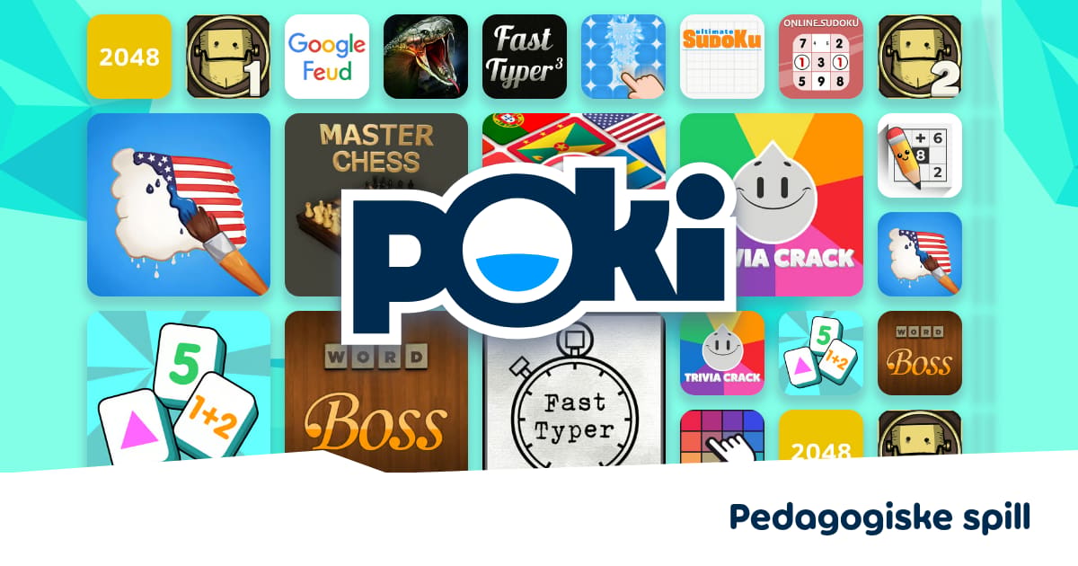 PEDAGOGISKE SPILL 🎓 - Spill Gratis Online! | Poki