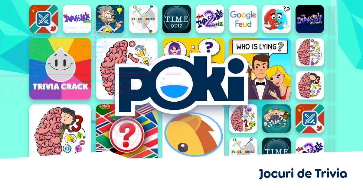 JOCURI DE TRIVIA 🧠 - Joacă Online Gratuit! | Poki