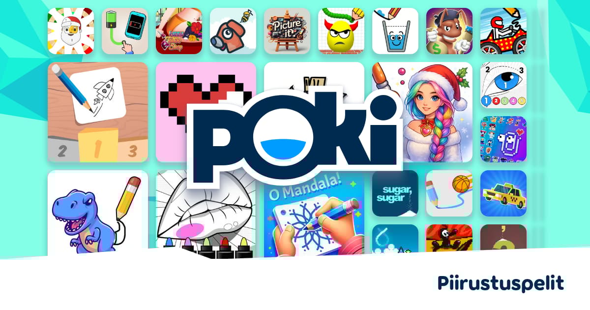 PIIRUSTUSPELIT 🎨 - Pelaa Ilmaiseksi Netissä! | Poki