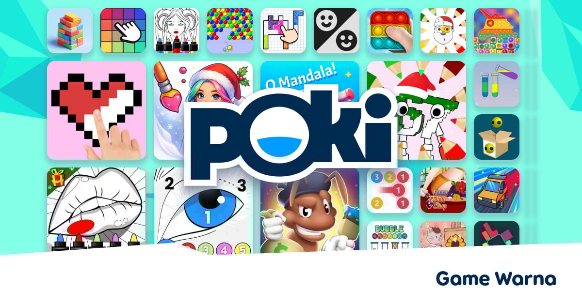 GAME WARNA 🎨 - Main Dalam Talian Secara Percuma! | Poki