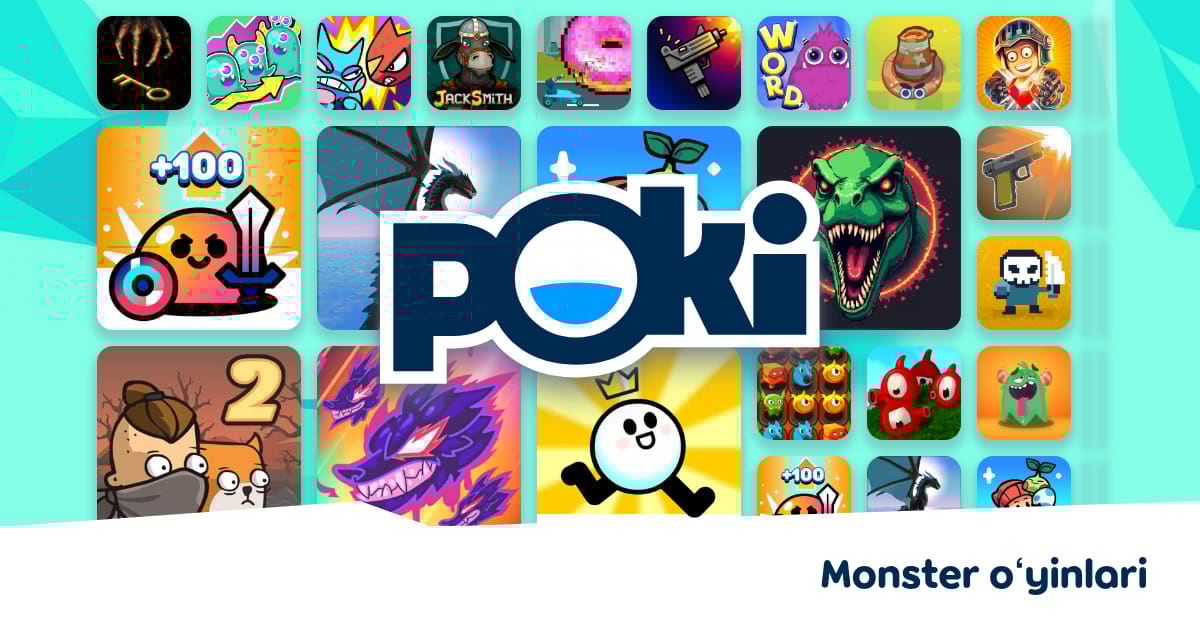 MONSTER OʻYINLARI 👾 - Onlayn bepul oʻynang! | Poki