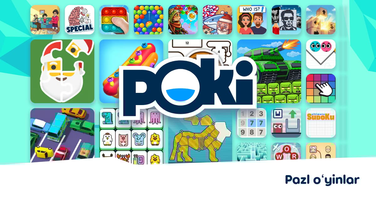 PAZL OʻYINLAR 🧩 - Onlayn bepul oʻynang! | Poki