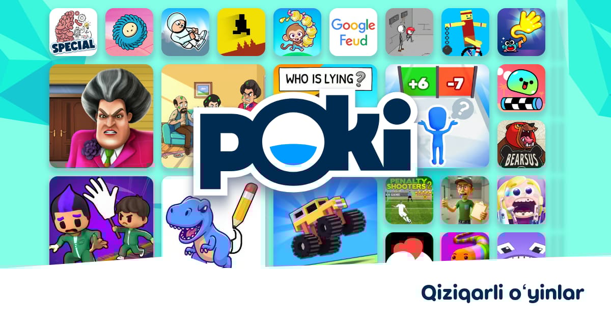 QIZIQARLI OʻYINLAR 😂 - Onlayn bepul oʻynang! | Poki