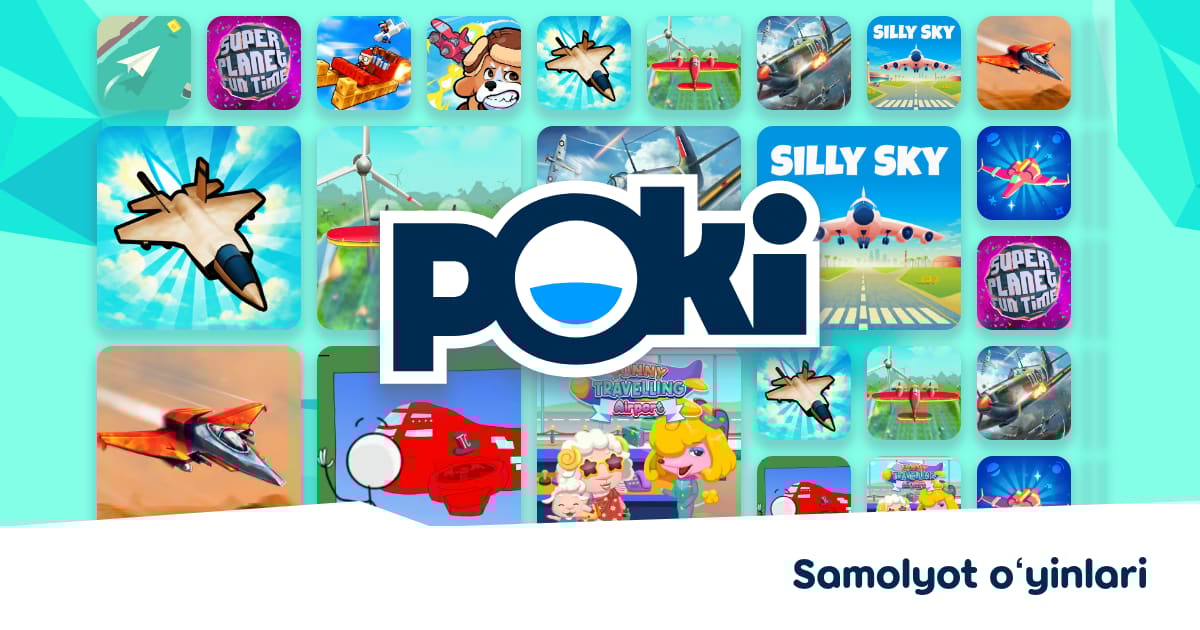SAMOLYOT OʻYINLARI ️ - Onlayn bepul oʻynang! | Poki